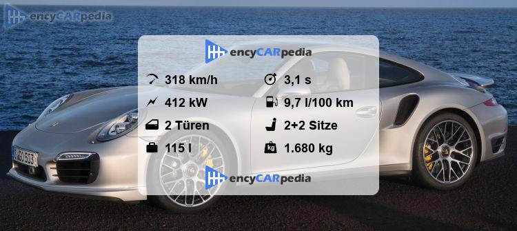 Porsche 911 Turbo S Technische Daten