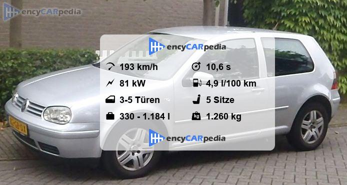 Vw Golf 4 1 9 Tdi Technische Daten