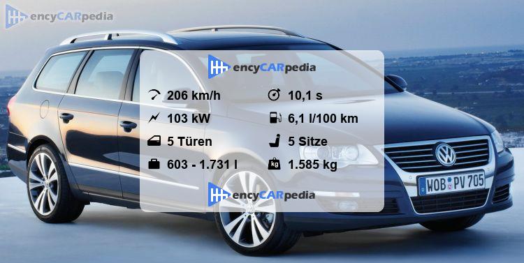 Vw Passat 2 0 Tdi 140 Ps Technische Daten