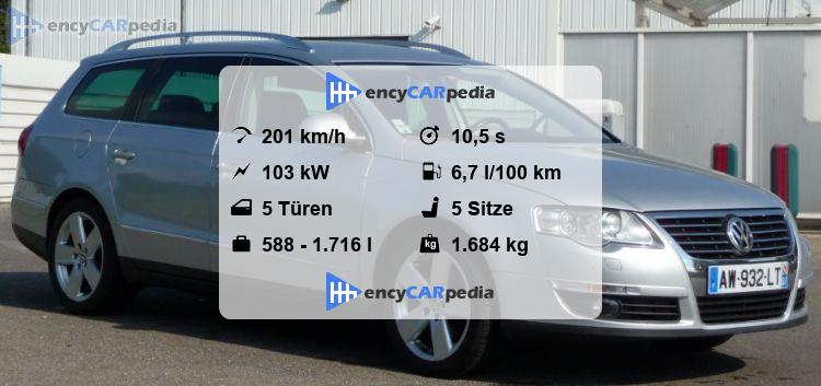 Vw Passat 2 0 Tdi 140 Ps Technische Daten