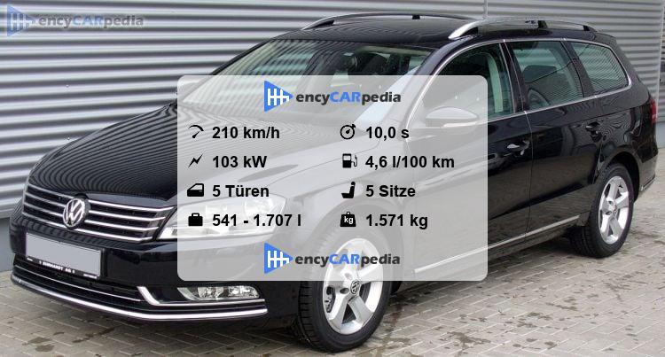 Vw Passat 2 0 Tdi 140 Ps Technische Daten