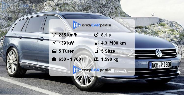 Vw Passat Variant 2 0 Tdi 190 Ps Technische Daten