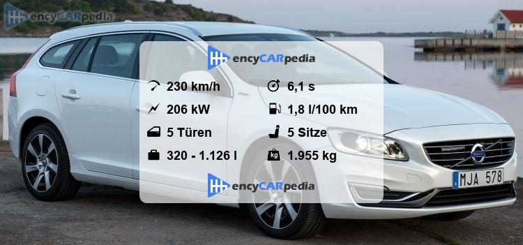 Volvo V60 Hybrid Technische Daten