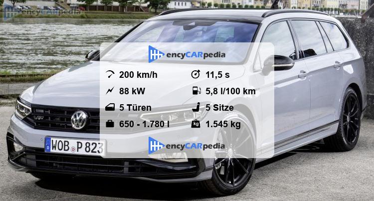 Technische Daten Passat B8 Variant