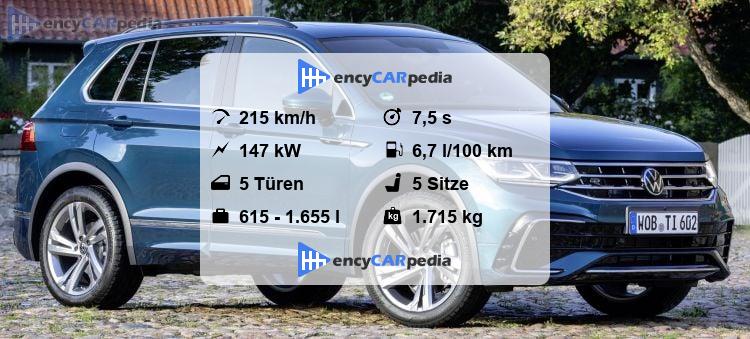 Vw Tiguan 2020 Technische Daten