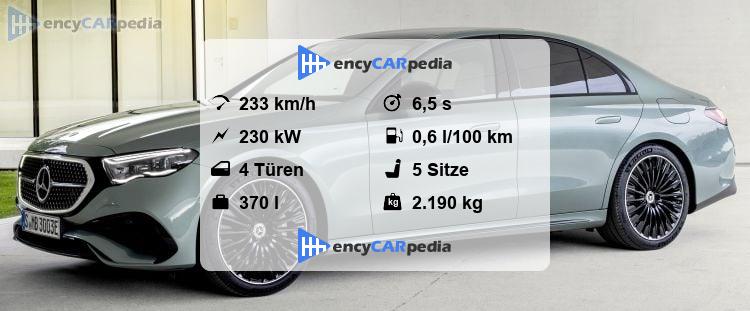 Mercedes E 300 Technische Daten