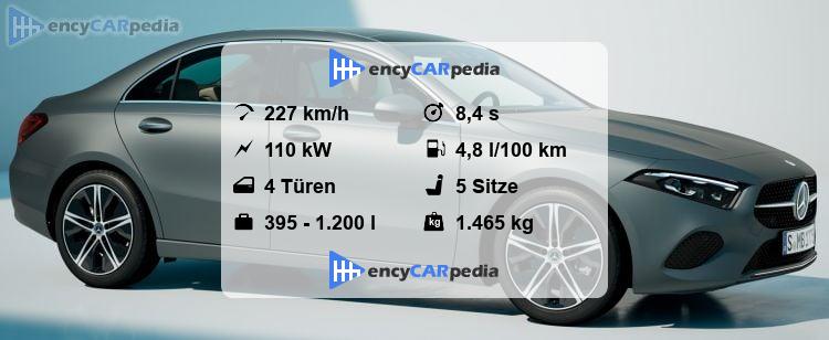 Mercedes A 200 D Technische Daten