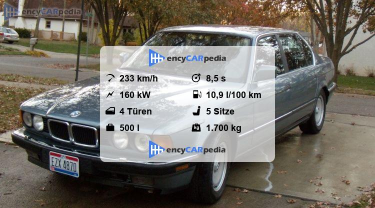 BMW 730i V8 (E32) Technische Daten (1992-1994), Leistung, Karosserie ...