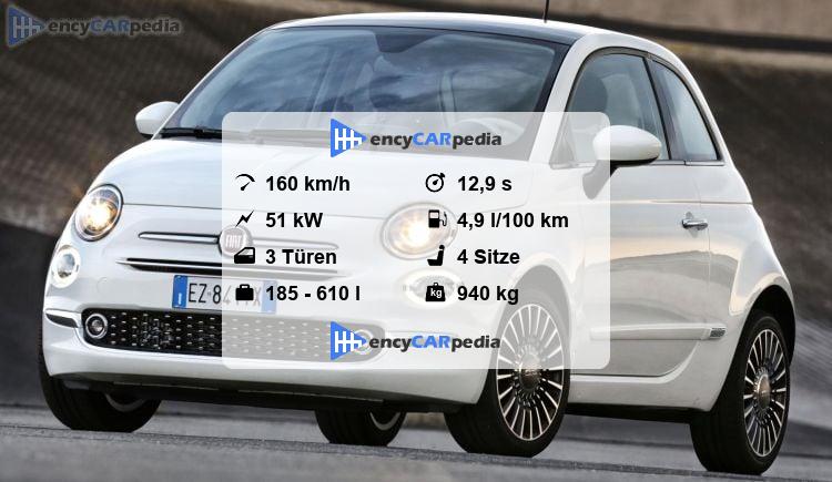 Technische Daten Fiat 500