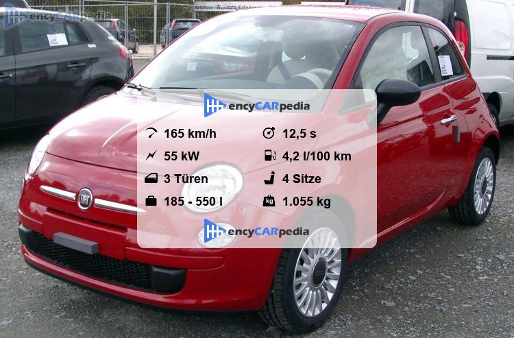 Fiat 500 Technische Daten