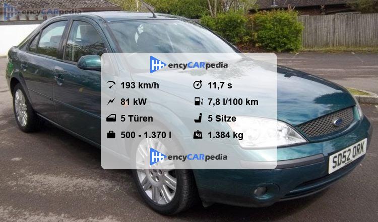 Technische Daten Ford Mondeo 1