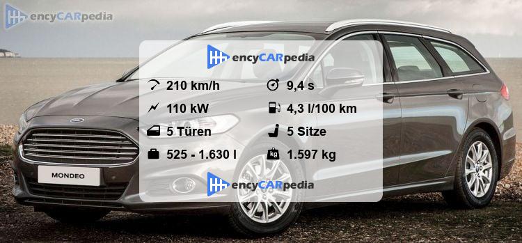 Technische Daten Ford Mondeo