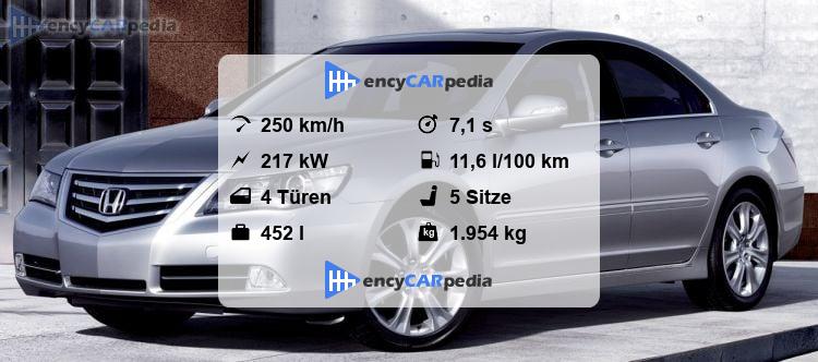 Honda Legend 3.7 V6 SH-AWD Technische Daten (2009-2011), Leistung ...