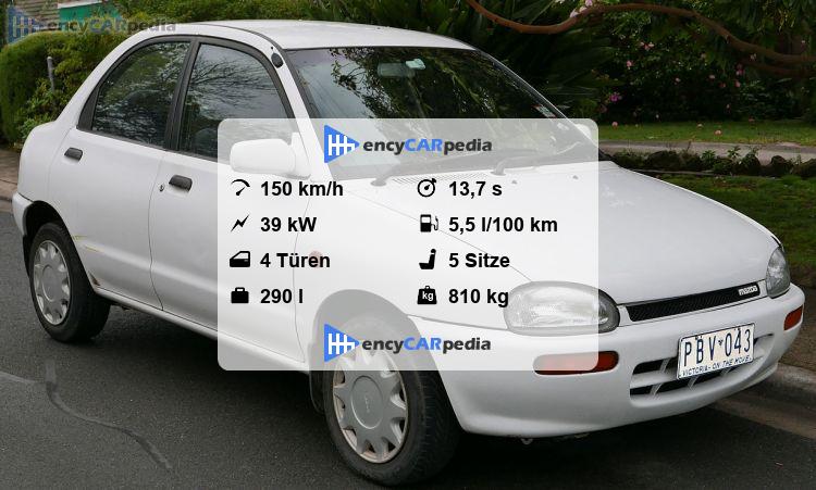Mazda 121 L Technische Daten (1991-1996), Leistung, Karosserie, Fakten ...