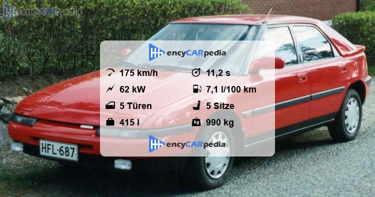 Mazda 323 F 1.6i GLX Technische Daten (1989-1991), Leistung, Karosserie ...