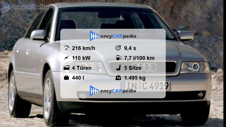 Audi A4 B5 Technische Daten