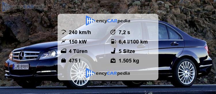 Technische Daten W204