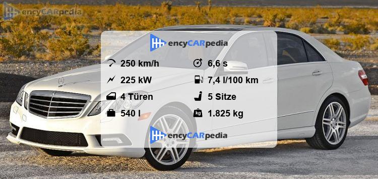 Mercedes E 350 Technische Daten