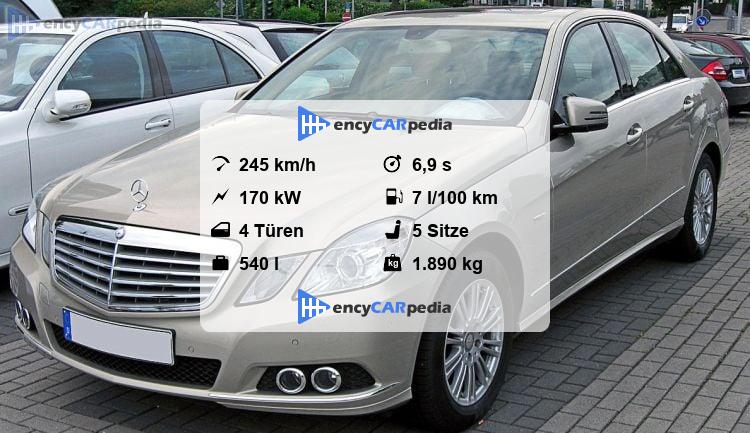 Mercedes W212 Technische Daten