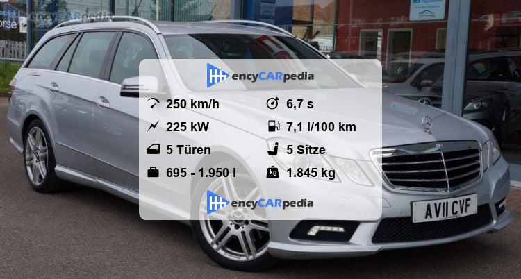 Mercedes E 350 CGI T-Modelle (S212) Technische Daten (2011-2013 ...