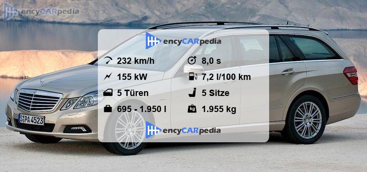 Mercedes E 350 Technische Daten
