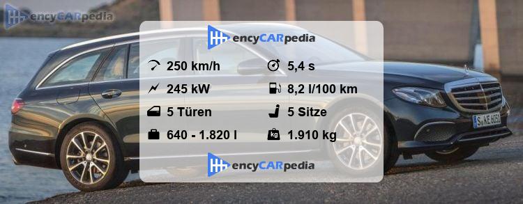 Mercedes E 400 Technische Daten