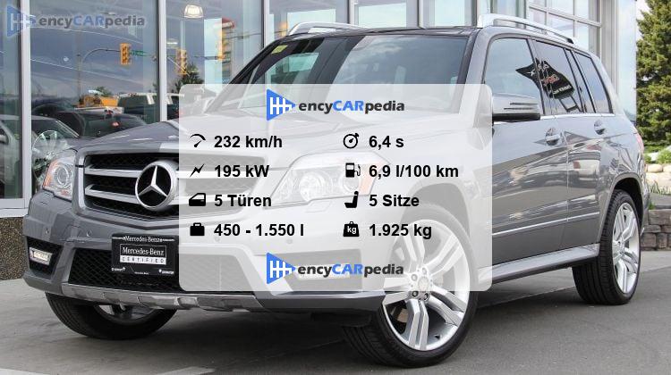 Mercedes GLK 350 CDI 4Matic (X204) Technische Daten (2012-2015 ...