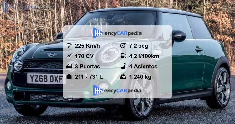 Mini Cooper SD 3 Door (F56) Ficha Técnicas (2018-2019), rendimiento ...
