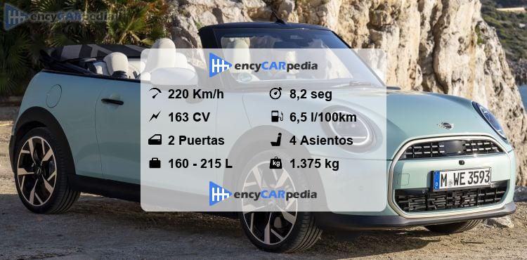 Mini Cooper Cabrio C Ficha Técnicas (2024-actualidad), rendimiento ...