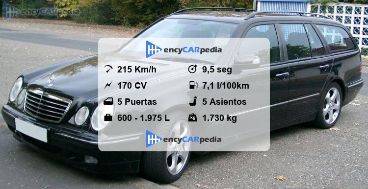 Mercedes E 270 Familiar CDI (S210) Ficha Técnicas (1999-2003 ...