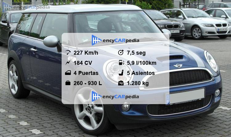 Mini Cooper S Clubman (R55) Ficha Técnicas (2010-2014), rendimiento ...