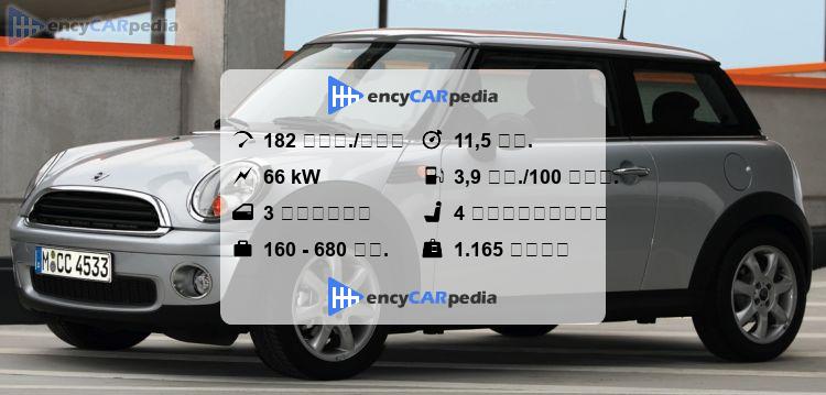 Mini One D (R56) τεχνικά χαρακτηριστικά (2009-2010), απόδοση ...