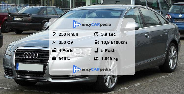 Audi A6 4.2 FSI Quattro 350 (C6) Scheda Tecnica (2006-2009 ...