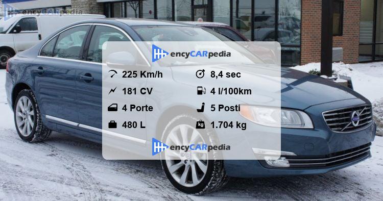Volvo S80 D4 Scheda Tecnica (2013-2016), prestazioni, dimensioni, fatti ...