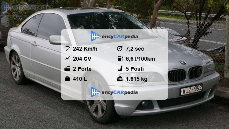 BMW 330Cd Coupé (E46) Scheda Tecnica (2003-2006), prestazioni ...