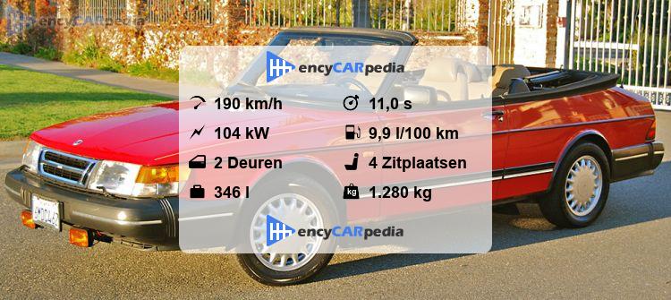 Saab 900 S Cabrio specs (1991-1994), prestaties, carrosserie ...