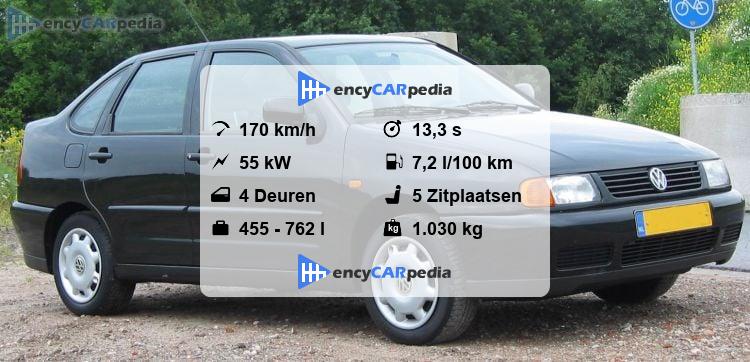 Volkswagen Polo Classic 1.6 75 specs (1997-2000), prestaties ...