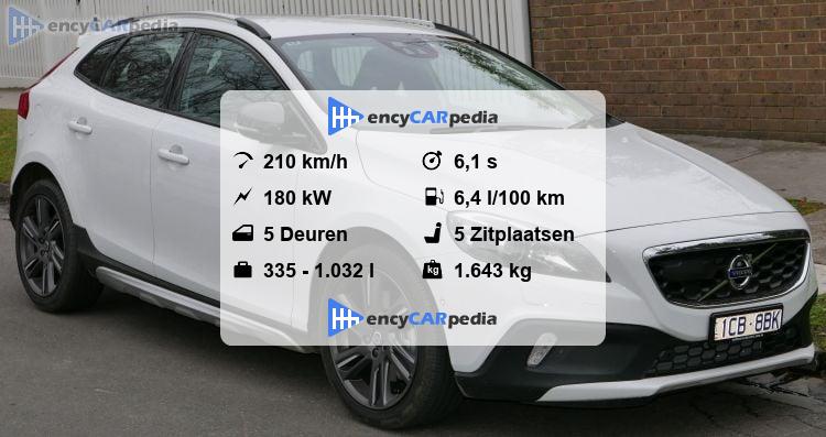 Volvo V40 Cross Country T5 AWD specs (2015-2019), prestaties ...