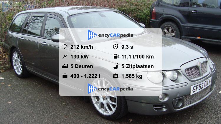 MG ZT-T V6 180 Auto specs (2002-2005), prestaties, carrosserie ...