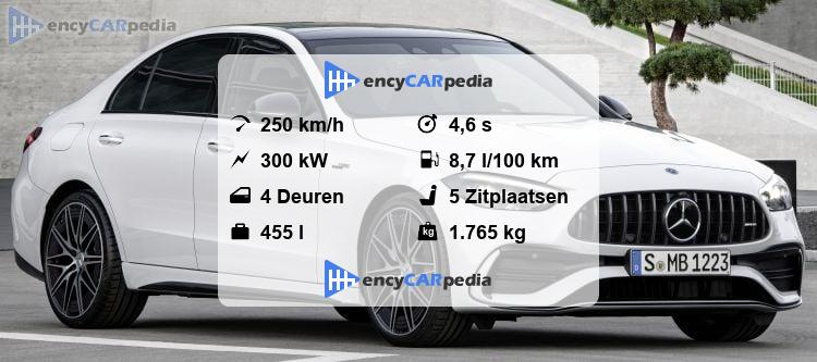 Mercedes AMG C 43 4MATIC (W206) specs (2022-heden), prestaties ...