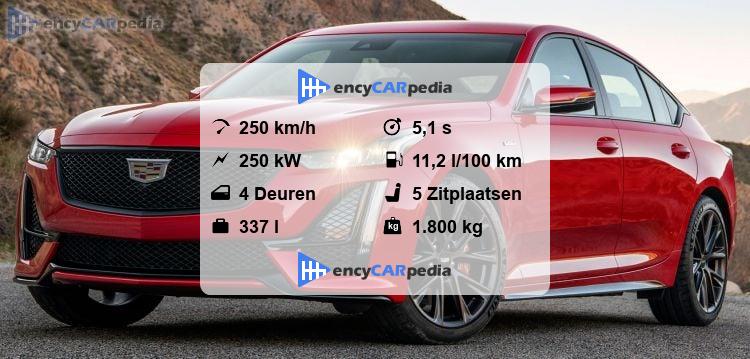 Cadillac CT5 550T specs (2020-2024), prestaties, carrosserie ...