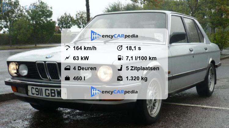 BMW 524d (E28) specs (1986-1988), prestaties, carrosserie & technische ...