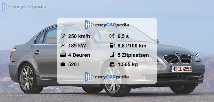 BMW 530i (E60) specs (2005-2007), prestaties, carrosserie & technische ...