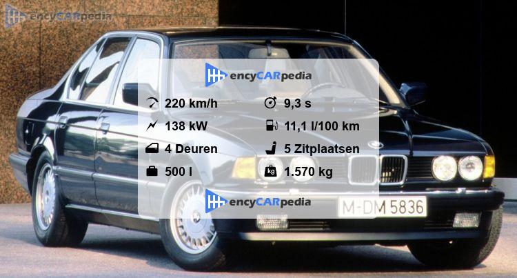 BMW 730i Cat (E32) specs (1987-1994), prestaties, carrosserie ...