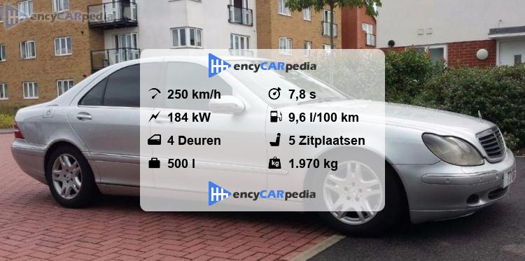 Mercedes S 400 CDI (W220) specs (2000-2004), prestaties, carrosserie ...