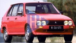 Citroën Visa GTI Fiches techniques (1985-1986), performances, taille ...