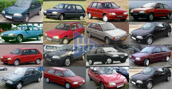 Citroën AX (1986-1997) Fichas Técnicas y Resumen de Rendimiento ...