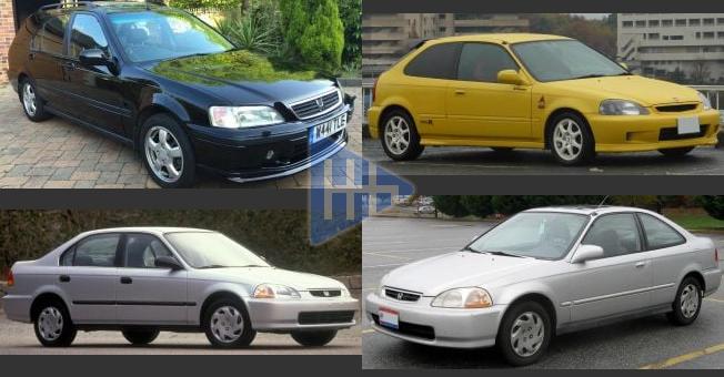 Honda Civic (1996-2001) (EJ / EK / EM) Technical Specifications ...