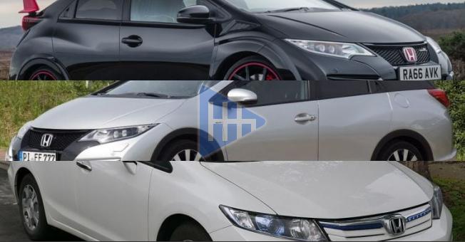 Honda Civic (2012-2017) (FB / FG / FK) Technical Specifications ...