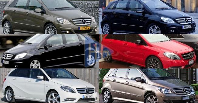 Mercedes B-Class (2005-2012) (W245) Technical Specifications ...